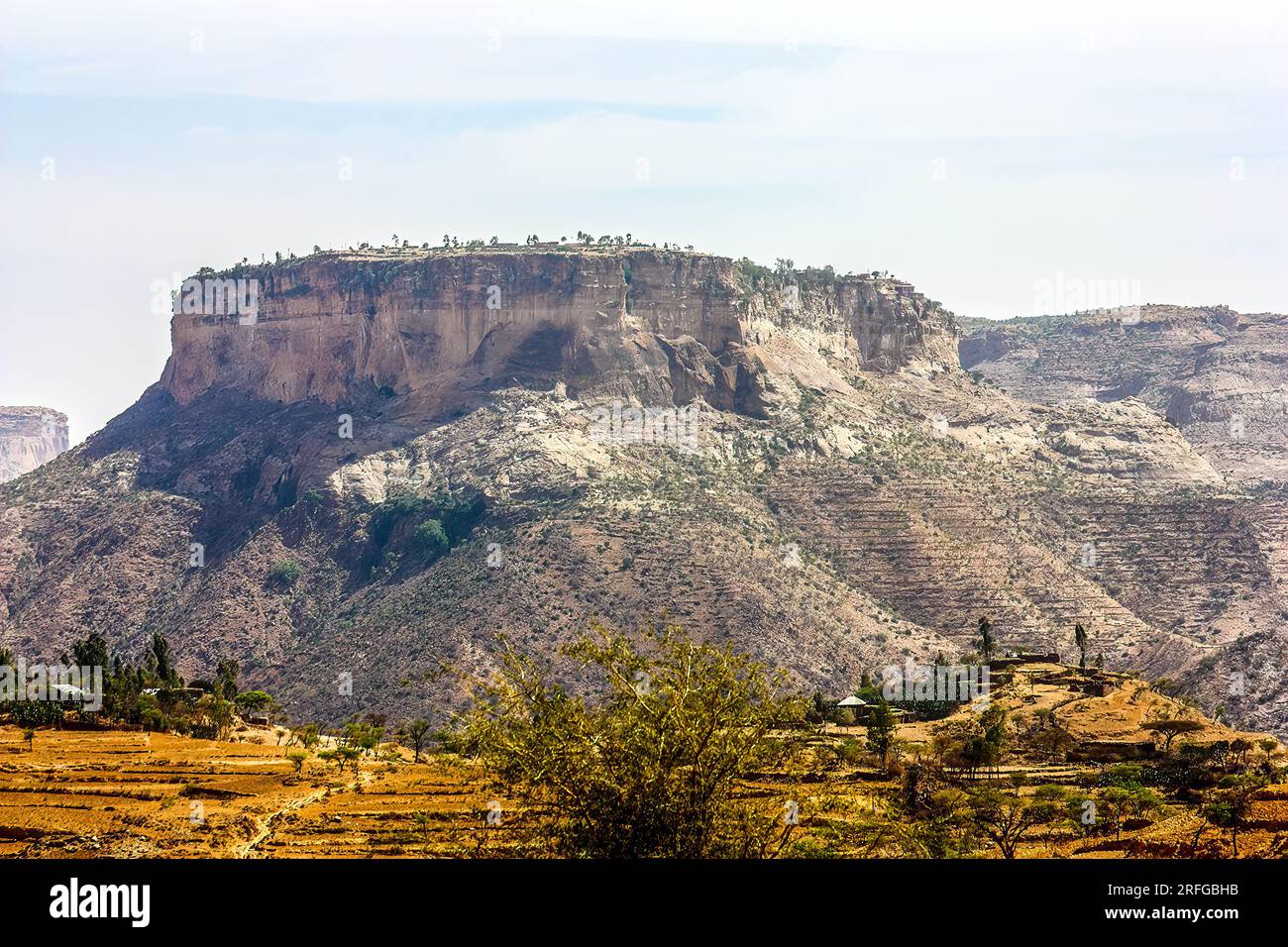 The Debre Damo mesa Stock Photo - Alamy