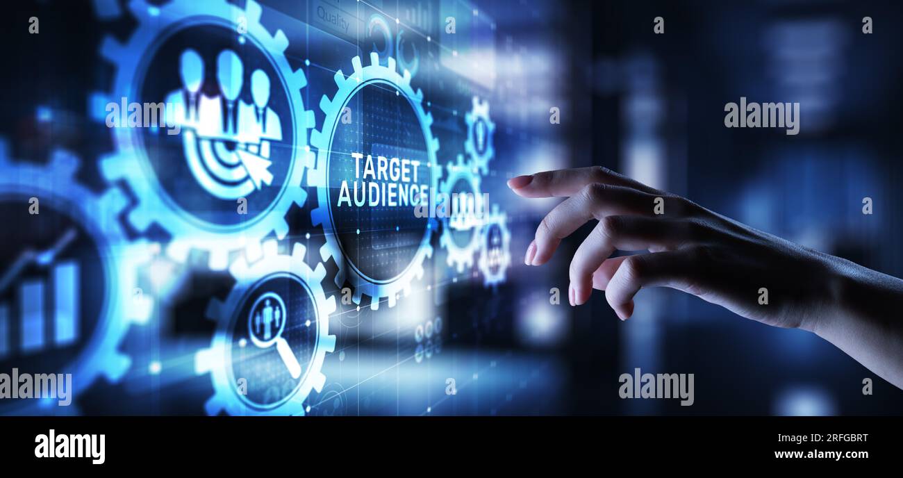 Target audience customer segmentation marketing strategy concept on ...