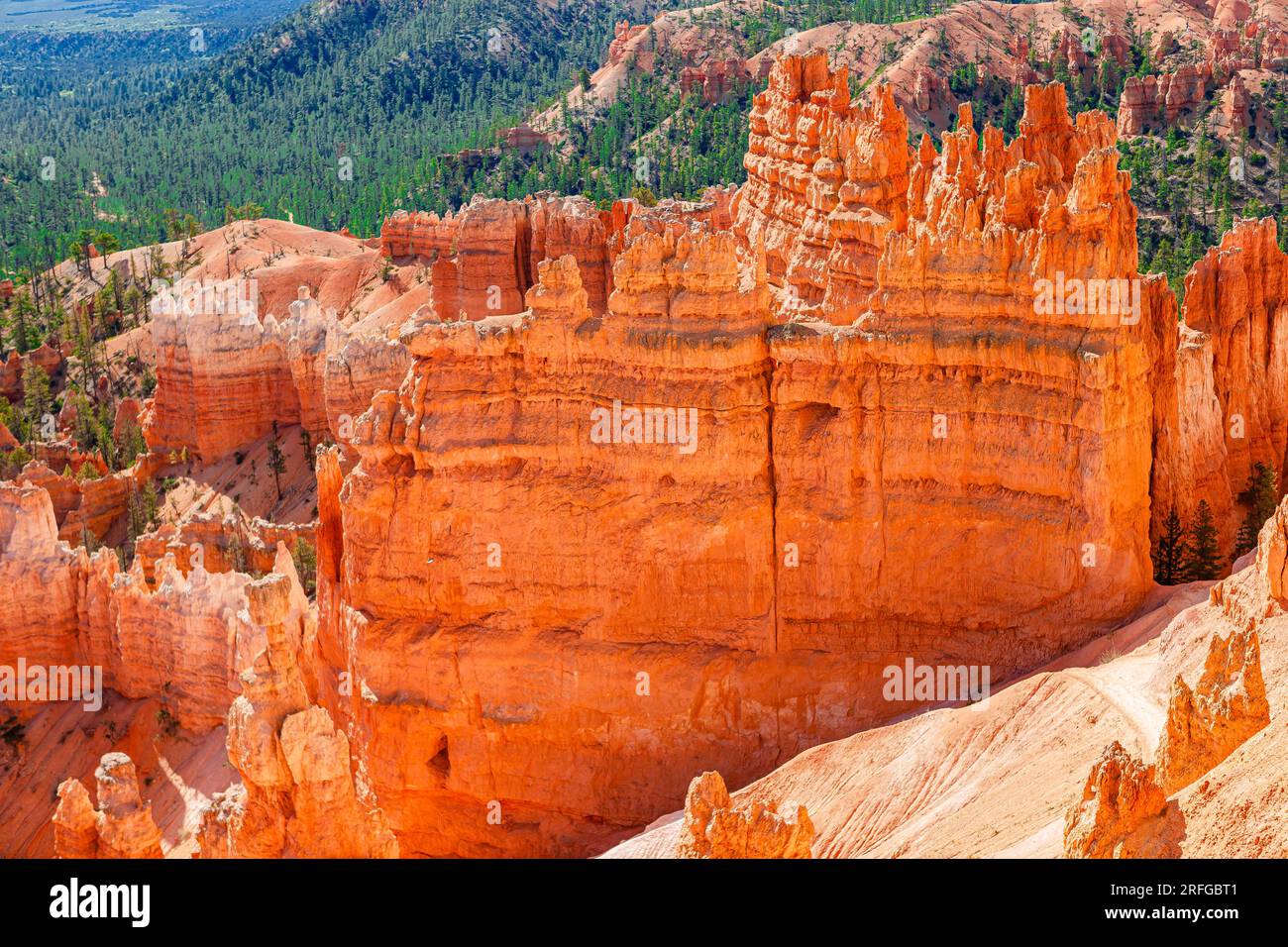 Amazing nature with beautiful hoodoos, pinnacles and spires rock ...