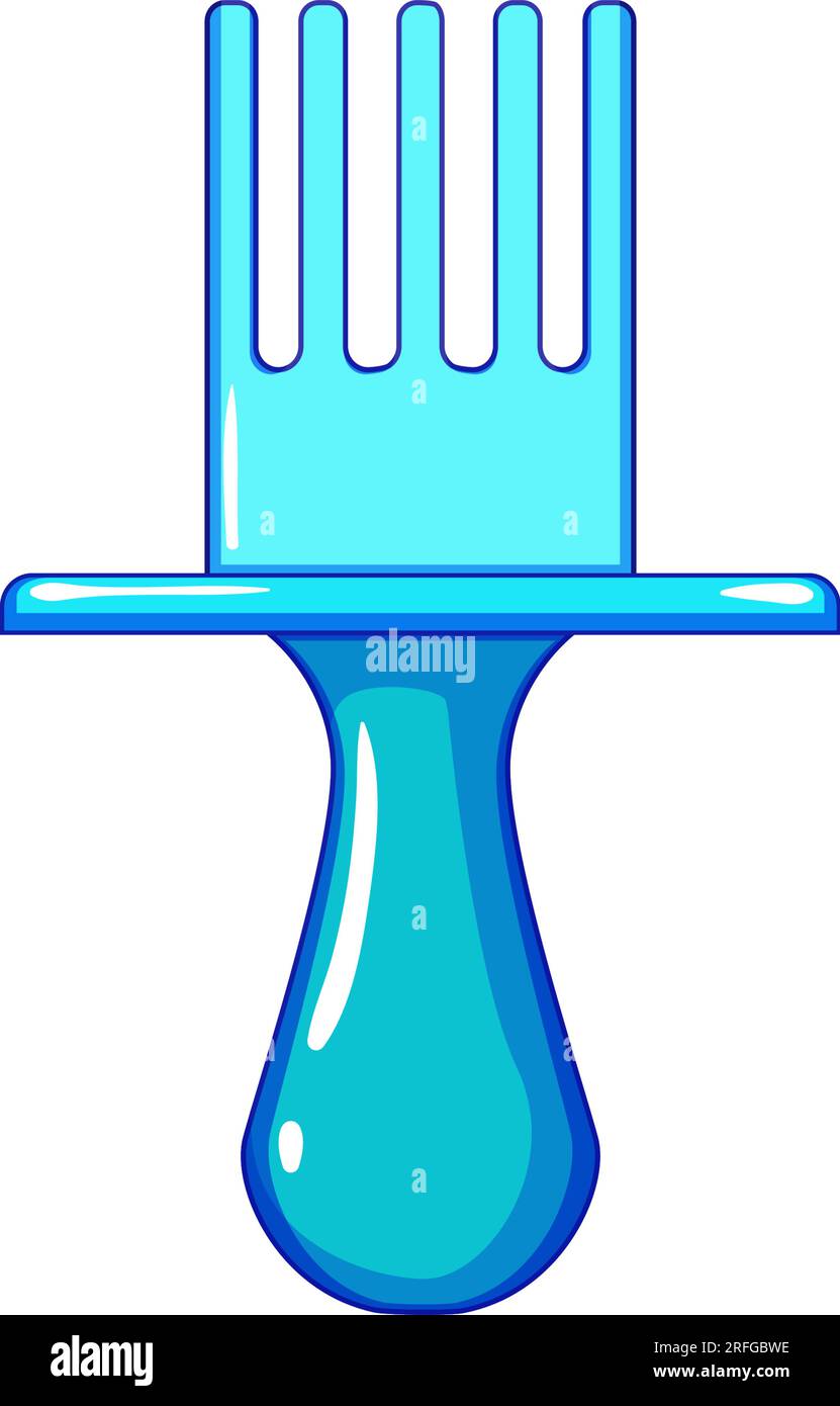 meal toddler fork cartoon vector illustration Stock Vector Image & Art ...