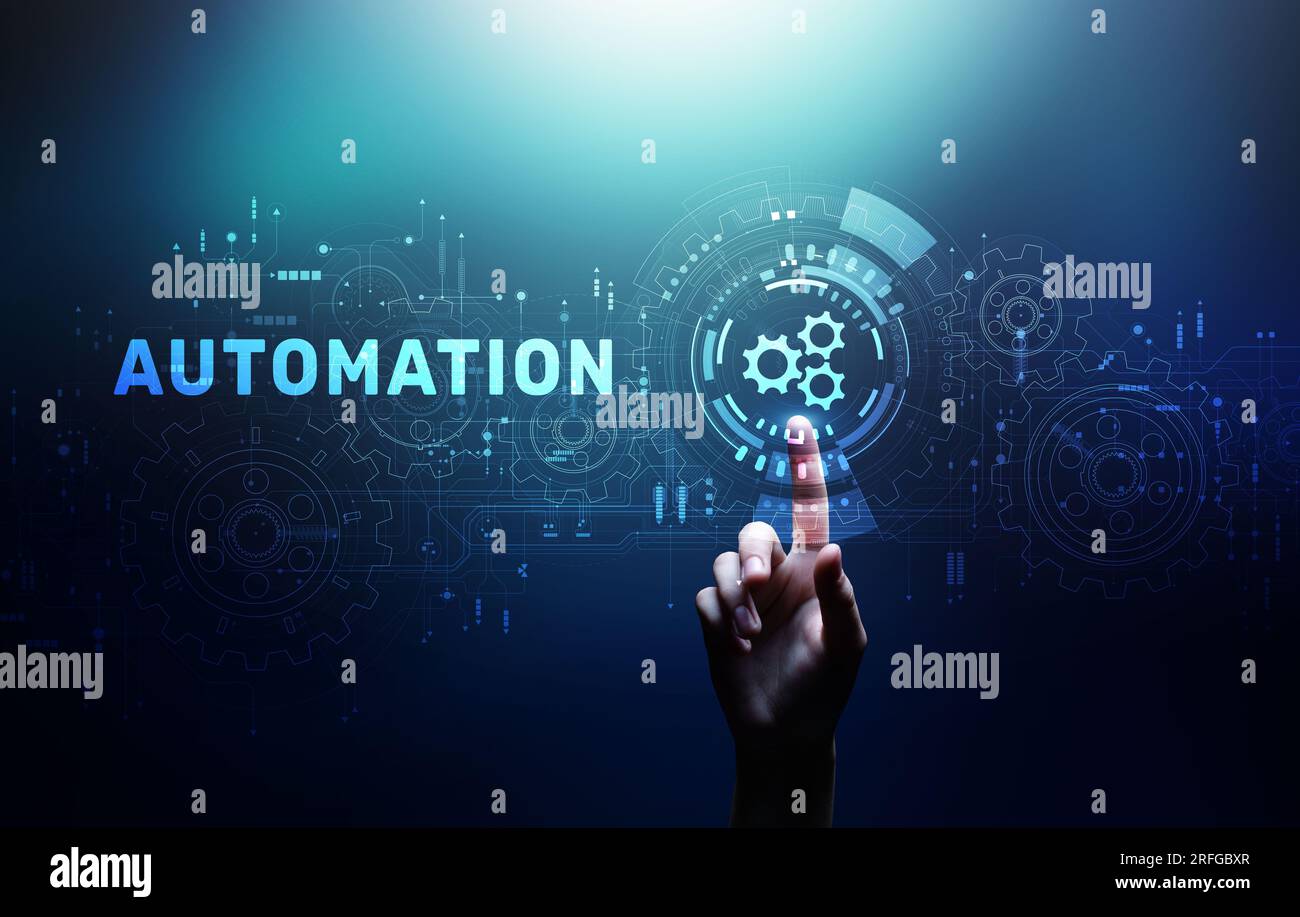 Automation Gears icon RPA Software development business process ...