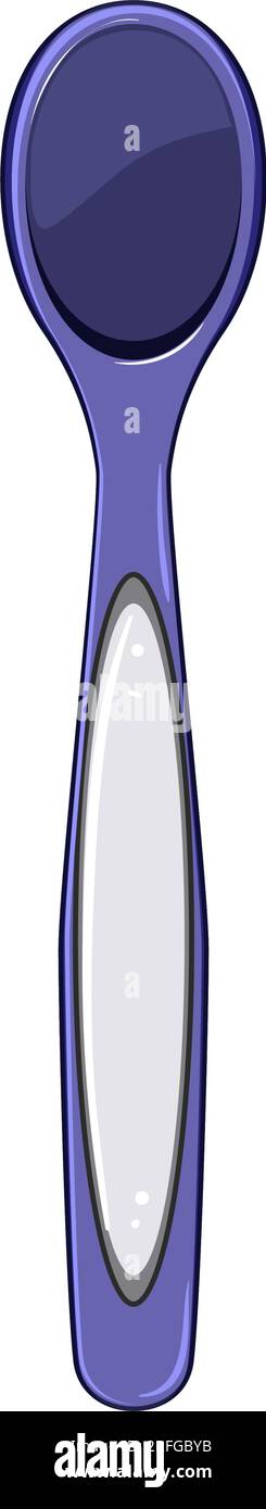 kid toddler spoon cartoon vector illustration Stock Vector Image & Art ...