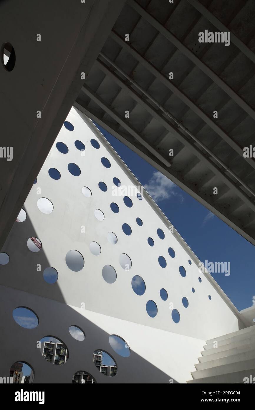 The Sailing Tower, Aarhus docklands, Denmark Stock Photo - Alamy