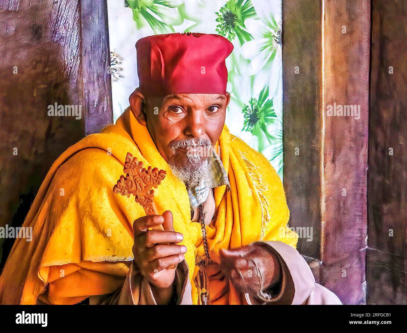 An Ethiopian blessing Stock Photo - Alamy
