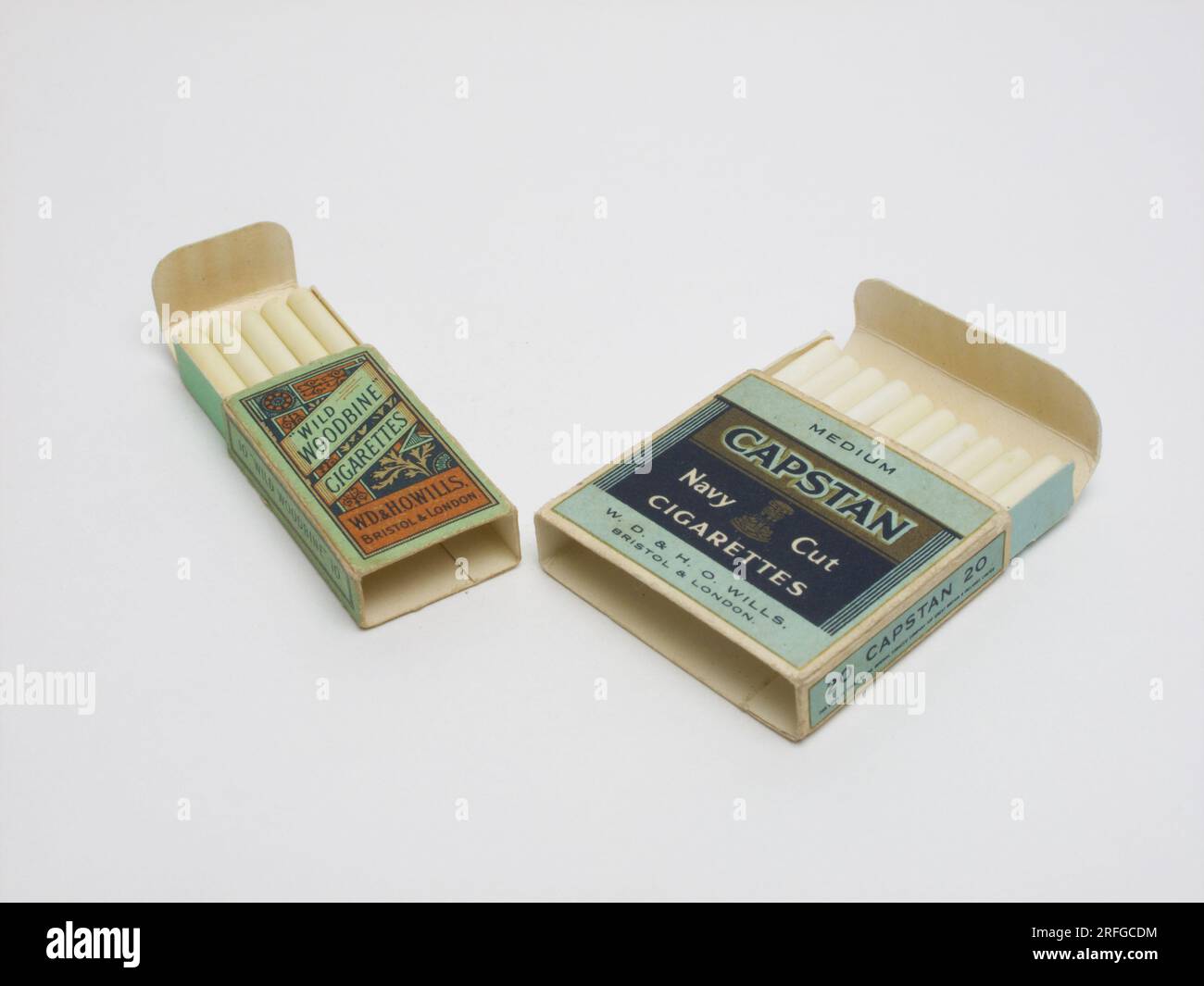 Original vintage cigarette packets Stock Photo - Alamy