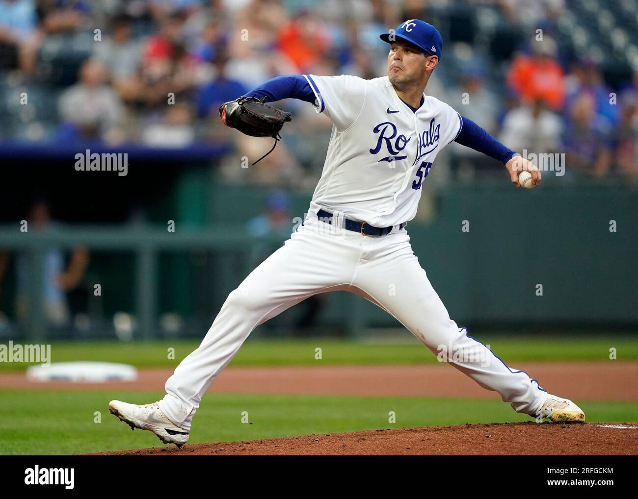 Kansas City, United States. 02nd Aug, 2023. AUG 02, 2023: Cole Ragans ...