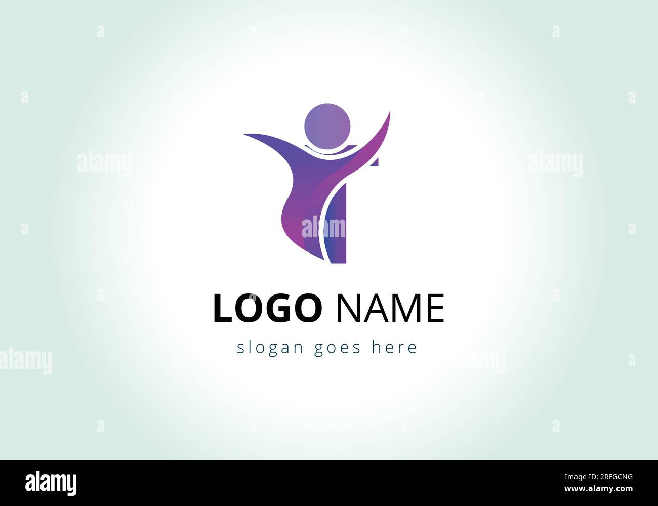 Letter T with abstract people Logo Design Vector Template Stock Vector ...