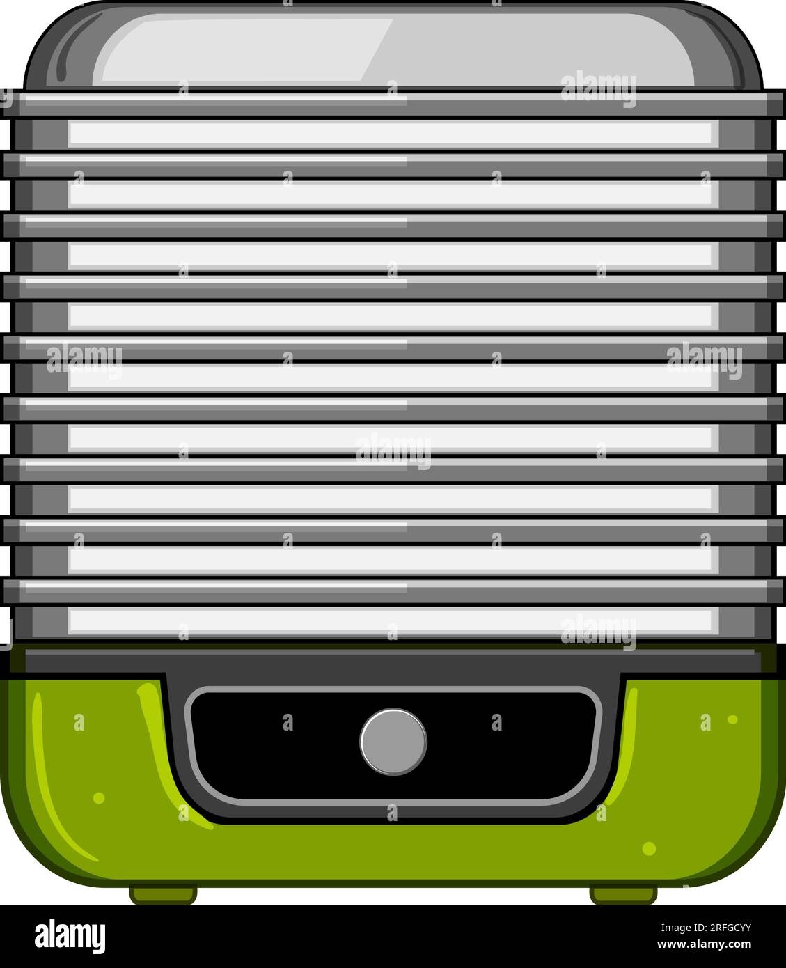 dry vegetable dryer cartoon vector illustration Stock Vector Image ...