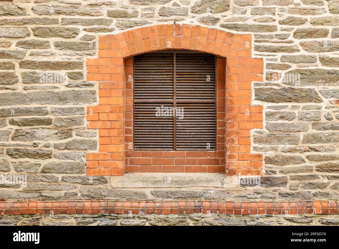 The window of an old, medieval house. View from outside Stock Photo - Alamy
