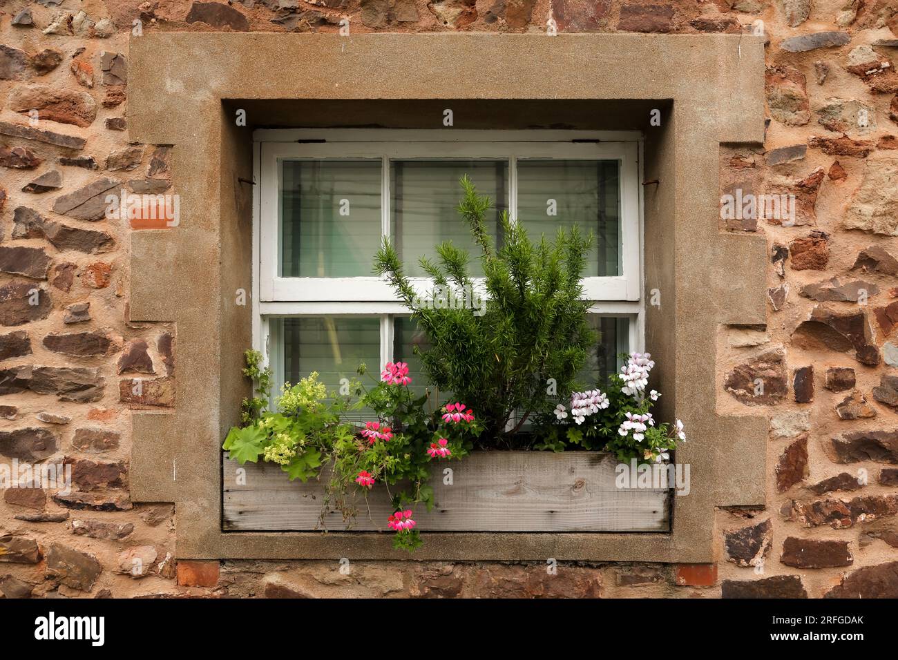 The window of an old, medieval house. View from outside Stock Photo - Alamy