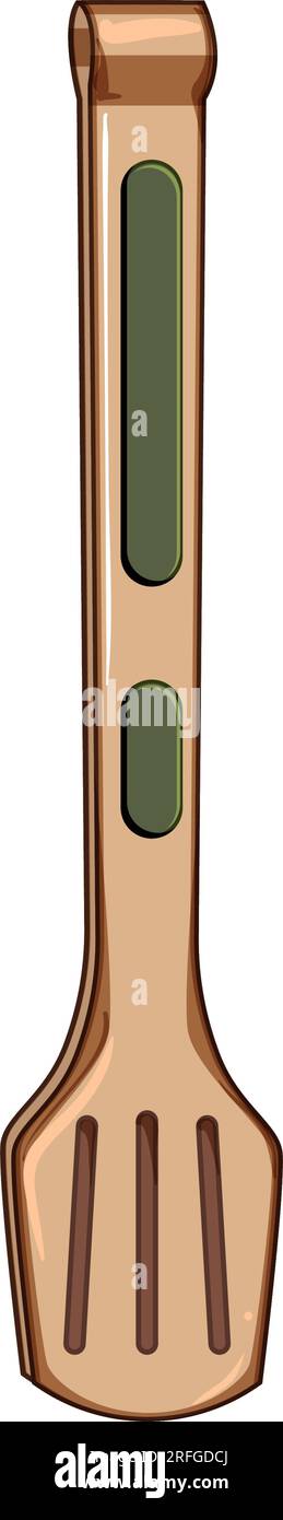 kitchen tongs hand cartoon vector illustration Stock Vector Image & Art ...