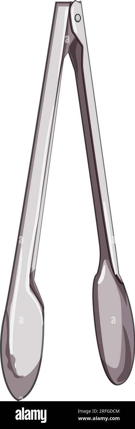 outdoor tongs hand cartoon vector illustration Stock Vector Image & Art ...