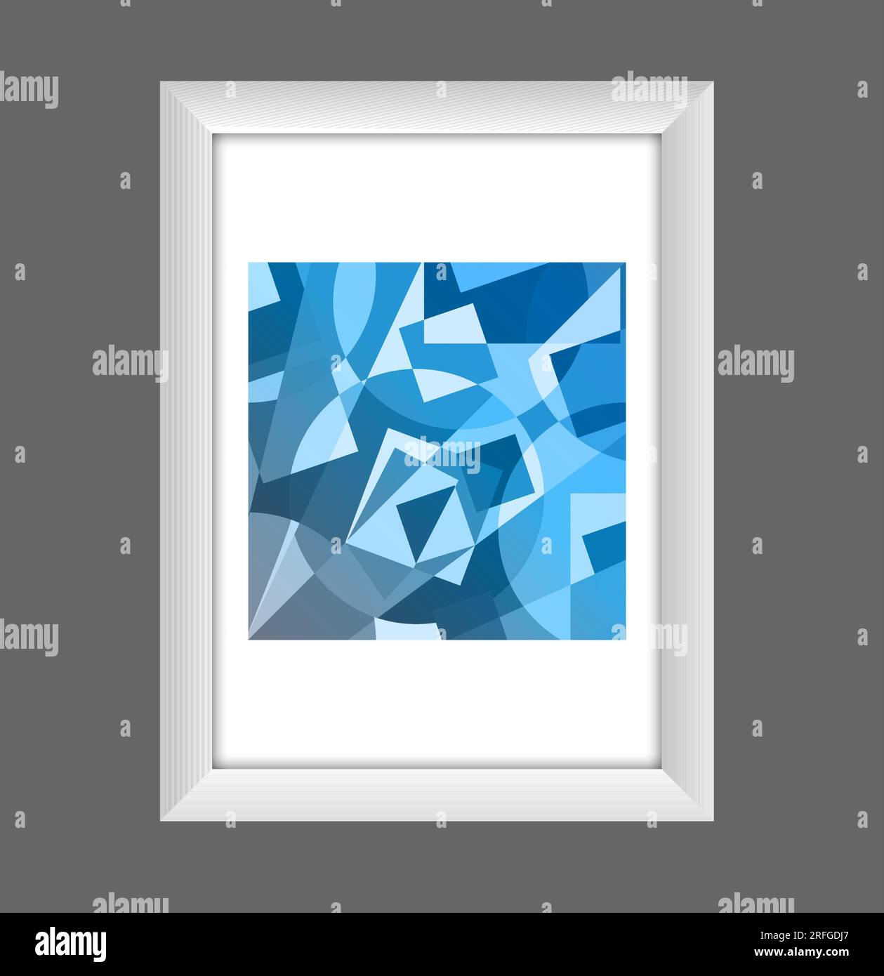 Abstract art. The idea of wall design. A painting with a colorful ...