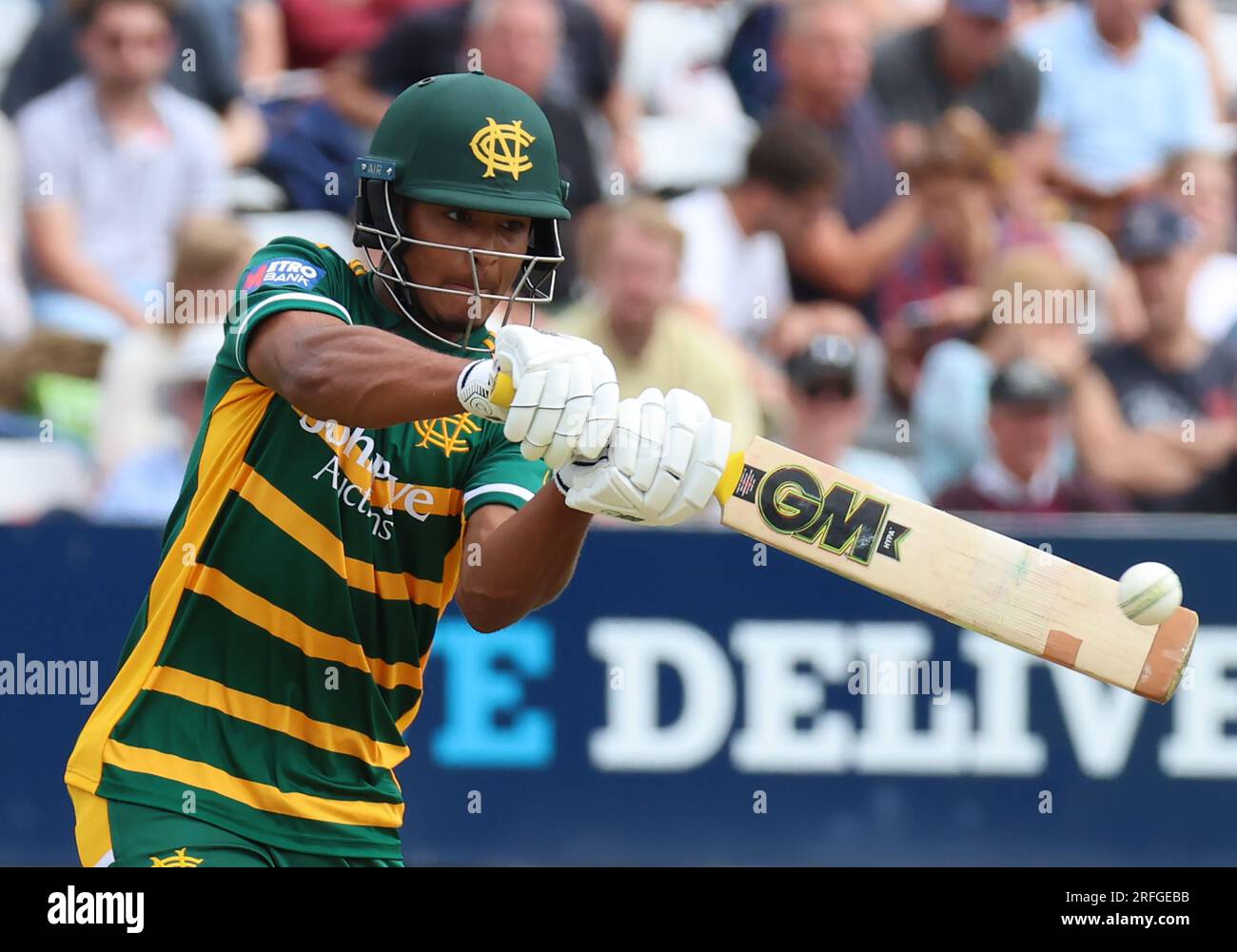 London, UK. 03rd Aug, 2023. Nottinghamshire's Ben Martindale during ...