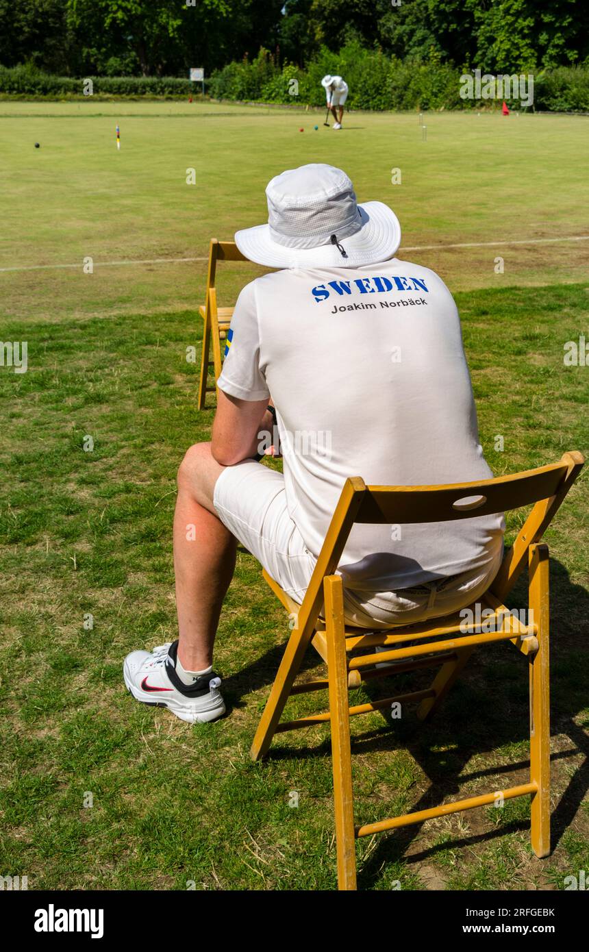 Joakim Norback Sweden playing Sherif Abdelwahab USA in the Association ...