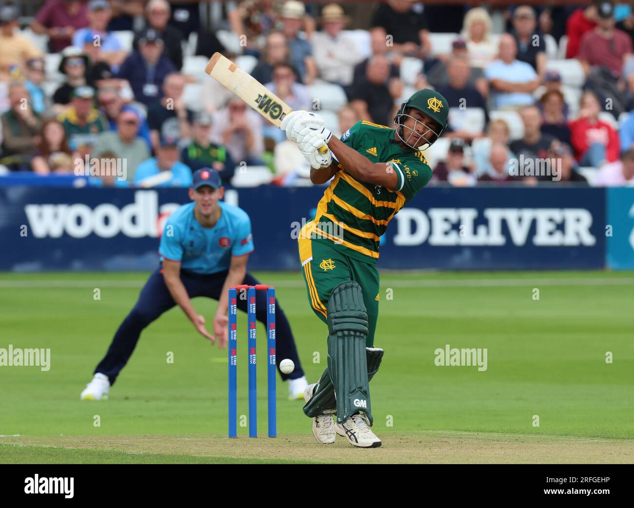 London, UK. 03rd Aug, 2023. Nottinghamshire's Ben Martindale during ...