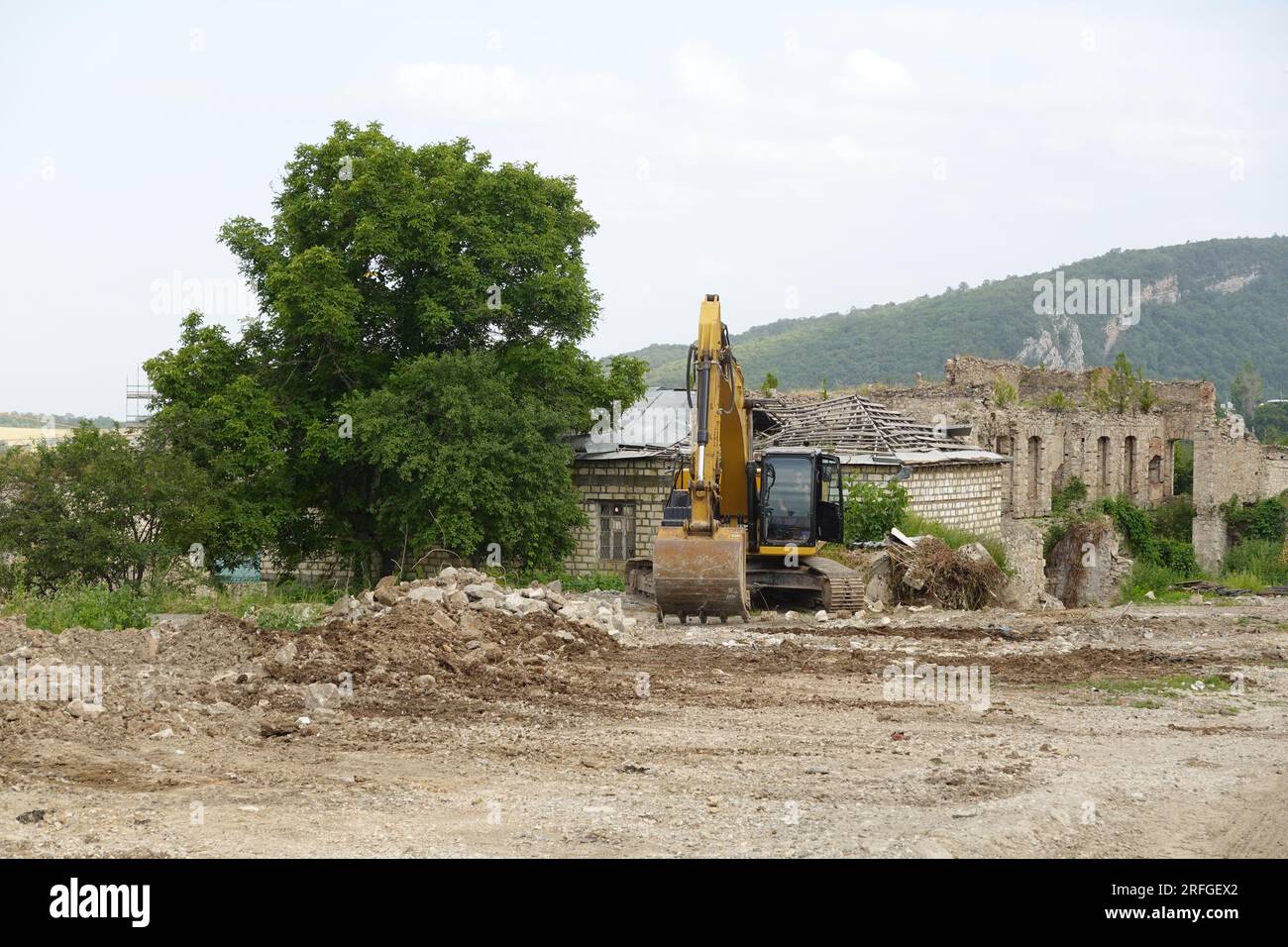 Shusha, Shushi, Susa an Azerbaijani showing parts of the City centre ...