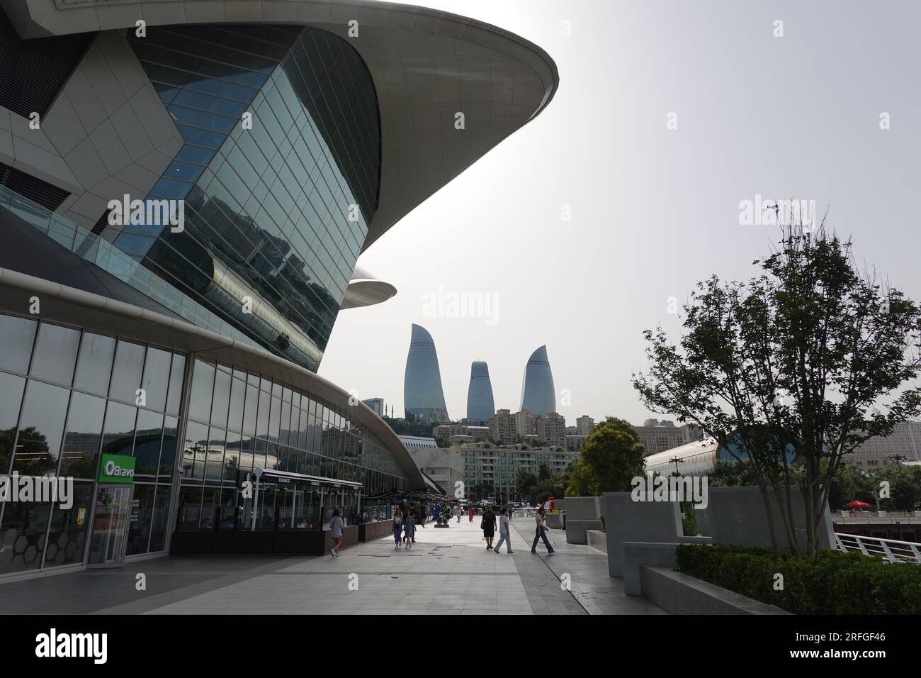 Deniz Mall a entertainment and leisure centre on banks of Caspian Sea ...