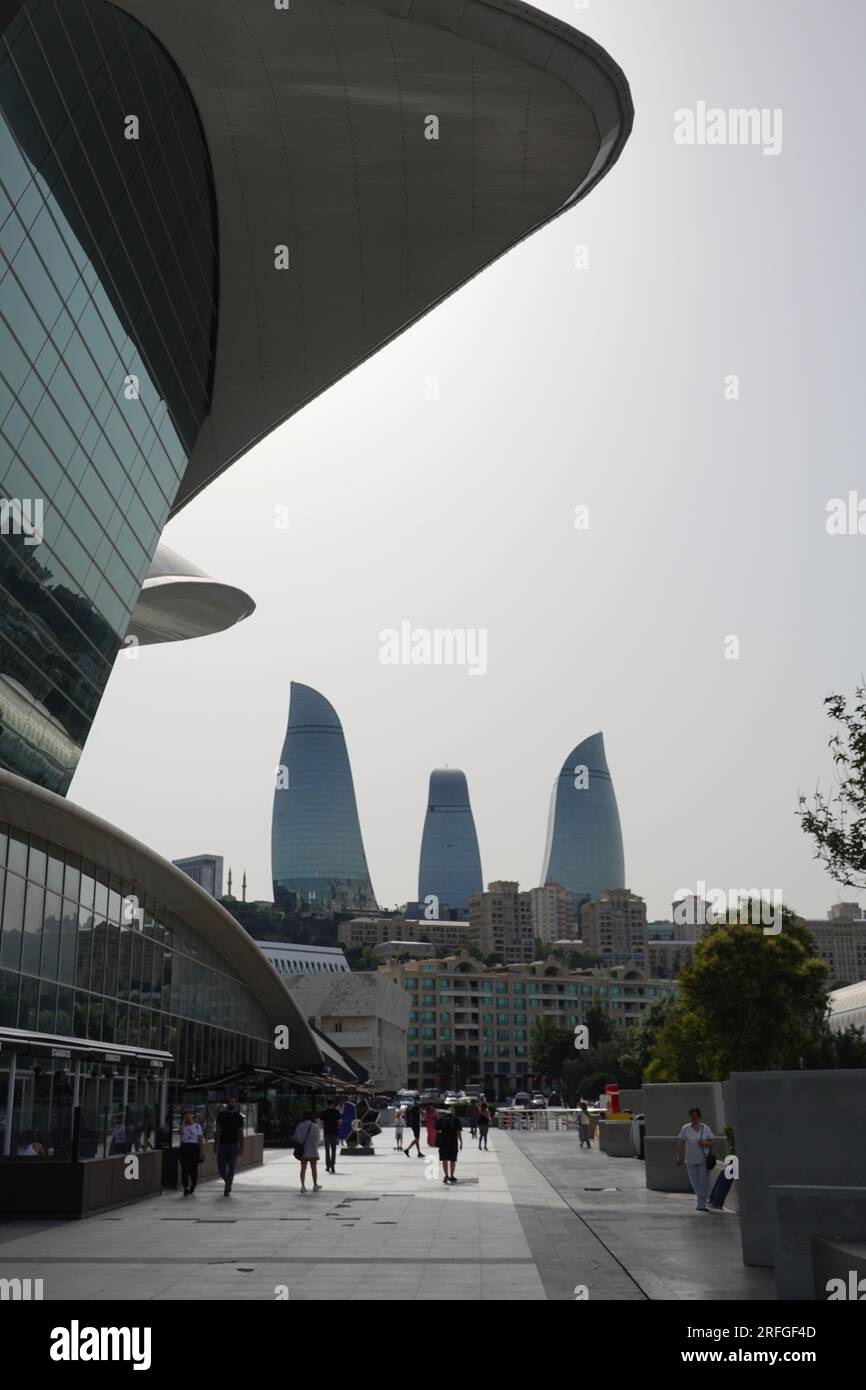 Deniz Mall a entertainment and leisure centre on banks of Caspian Sea ...