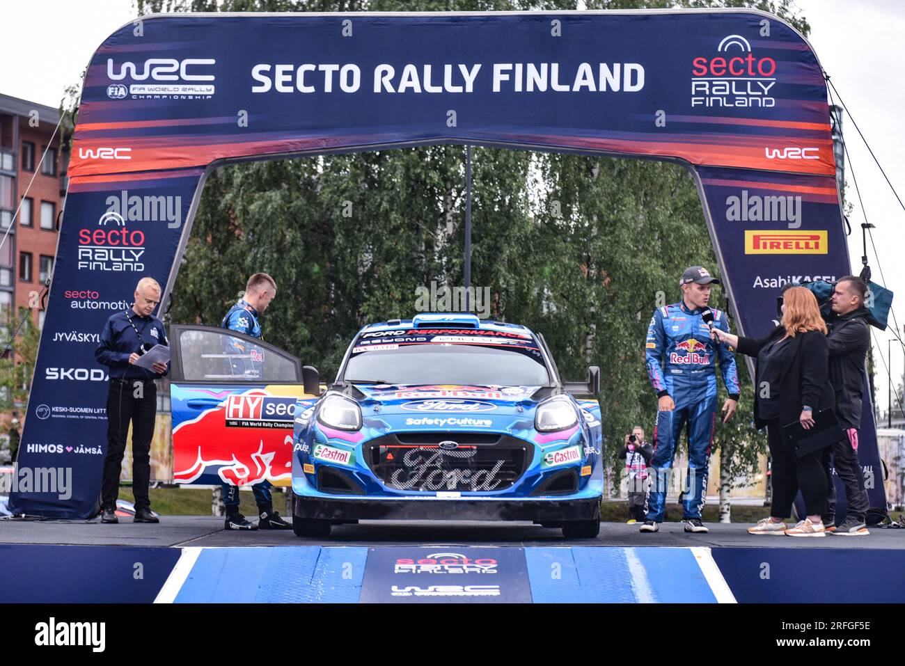 Ott Tanak (Est) Martin Jarveoja (Est) Of Team M-Sport Ford World Rally ...