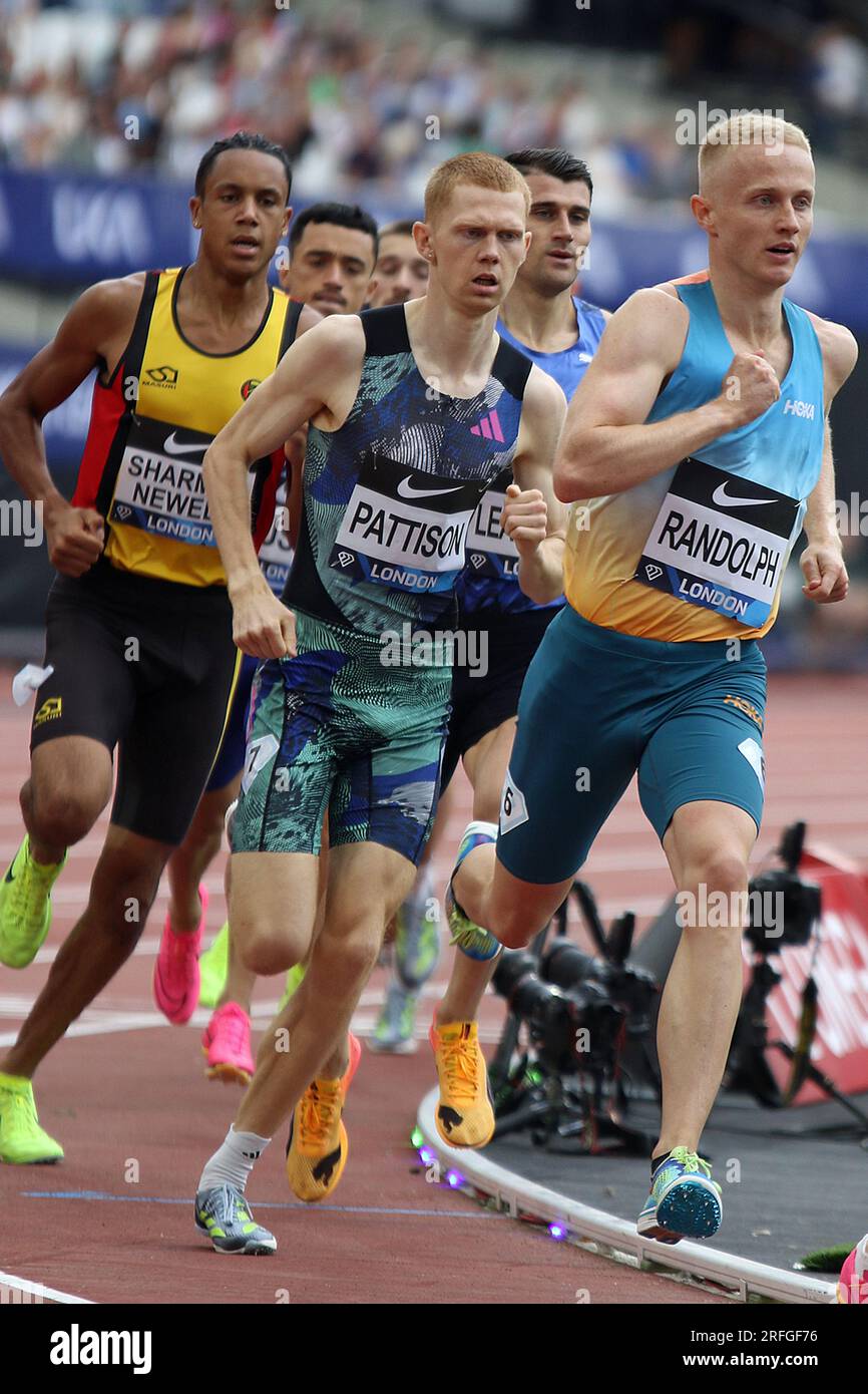 Ben PATTISON of Great Britain in the mens 800 metres in the Wanda ...