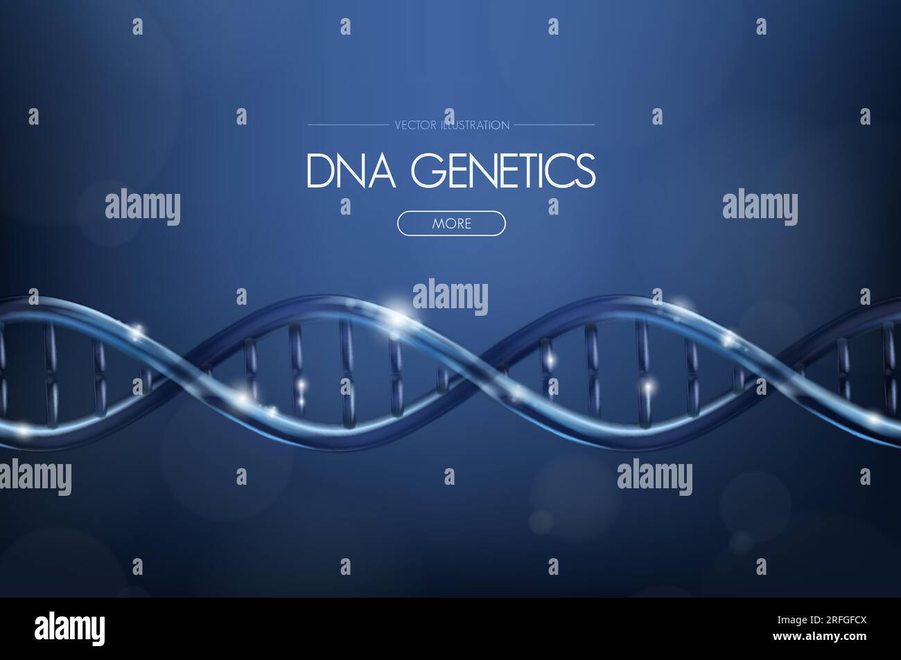 DNA spiral molecule. Medical science, genetic biotechnology, chemical ...