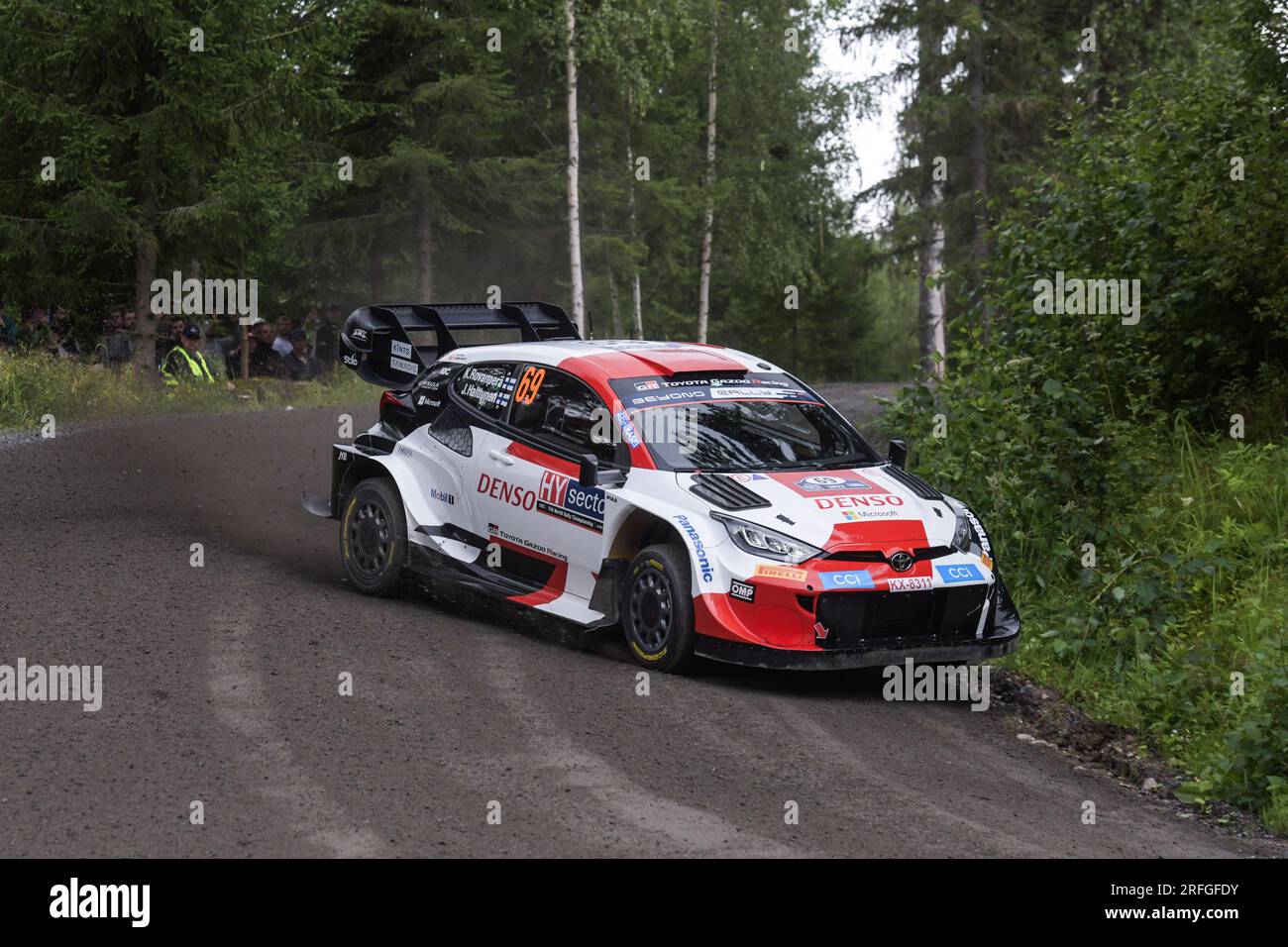 Kalle Rovanpera (Fin) Jonne Halttunen (Fin) Of Team Toyota Gazoo Racing ...