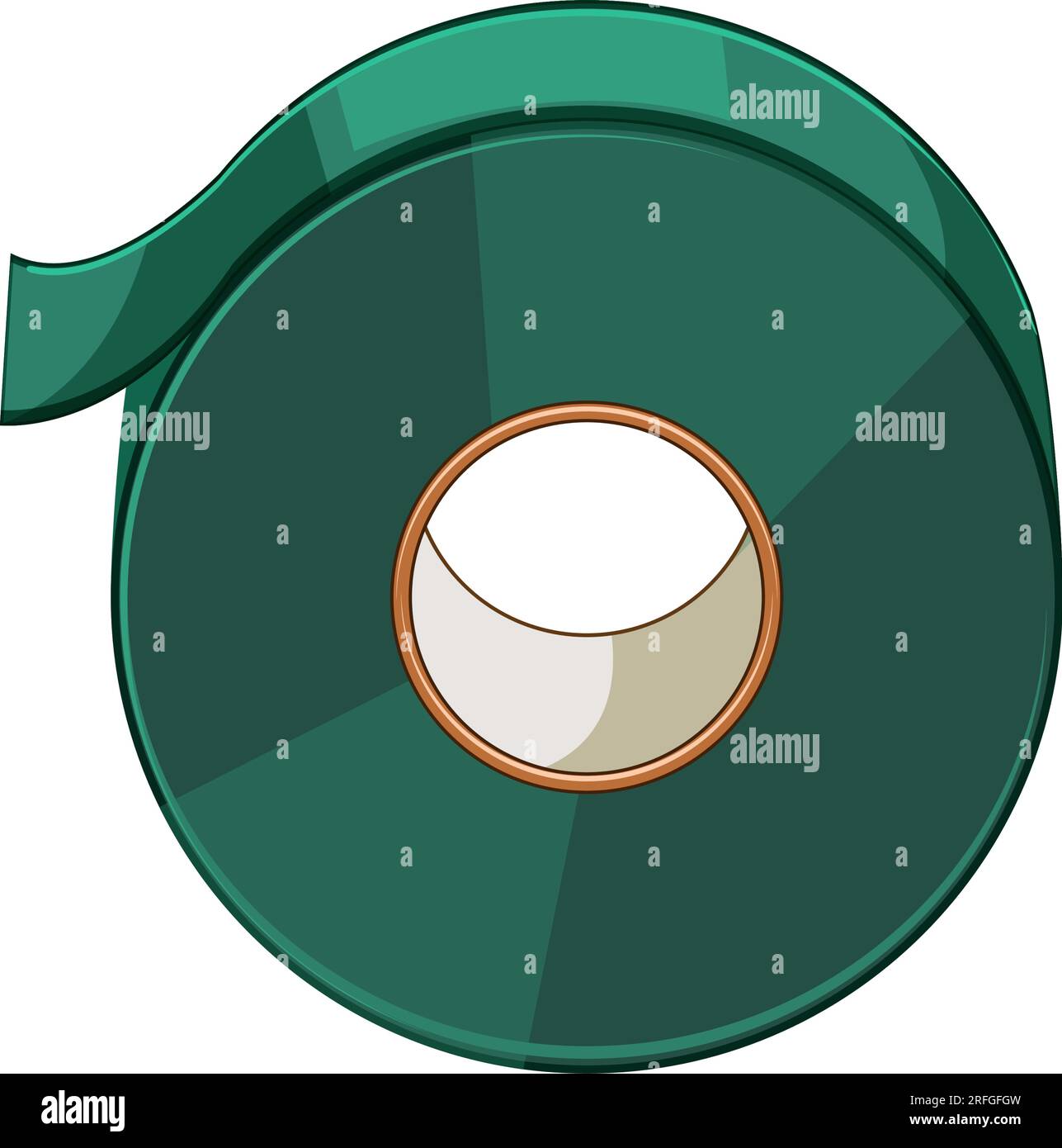 sticky electrical tape cartoon vector illustration Stock Vector Image ...