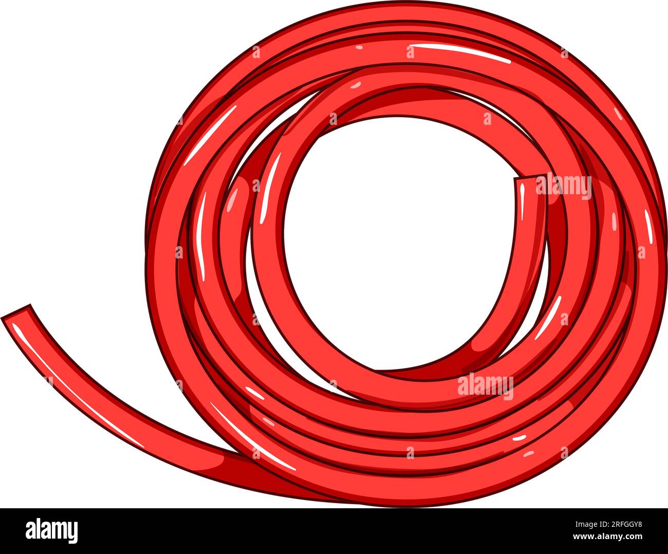 Summer Garden Hose Cartoon Vector Illustration Stock Vector Image And Art