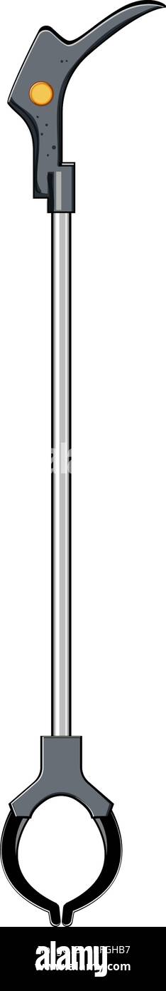 hand grabber tool cartoon vector illustration Stock Vector Image & Art ...