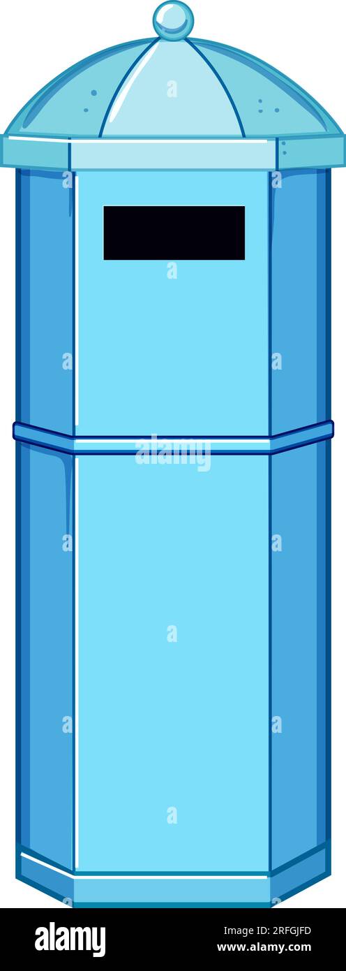 delivery mailbox letter cartoon vector illustration Stock Vector Image ...