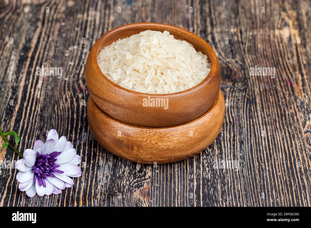 white ripe steamed rice, raw uncooked steamed rice for better taste and ...