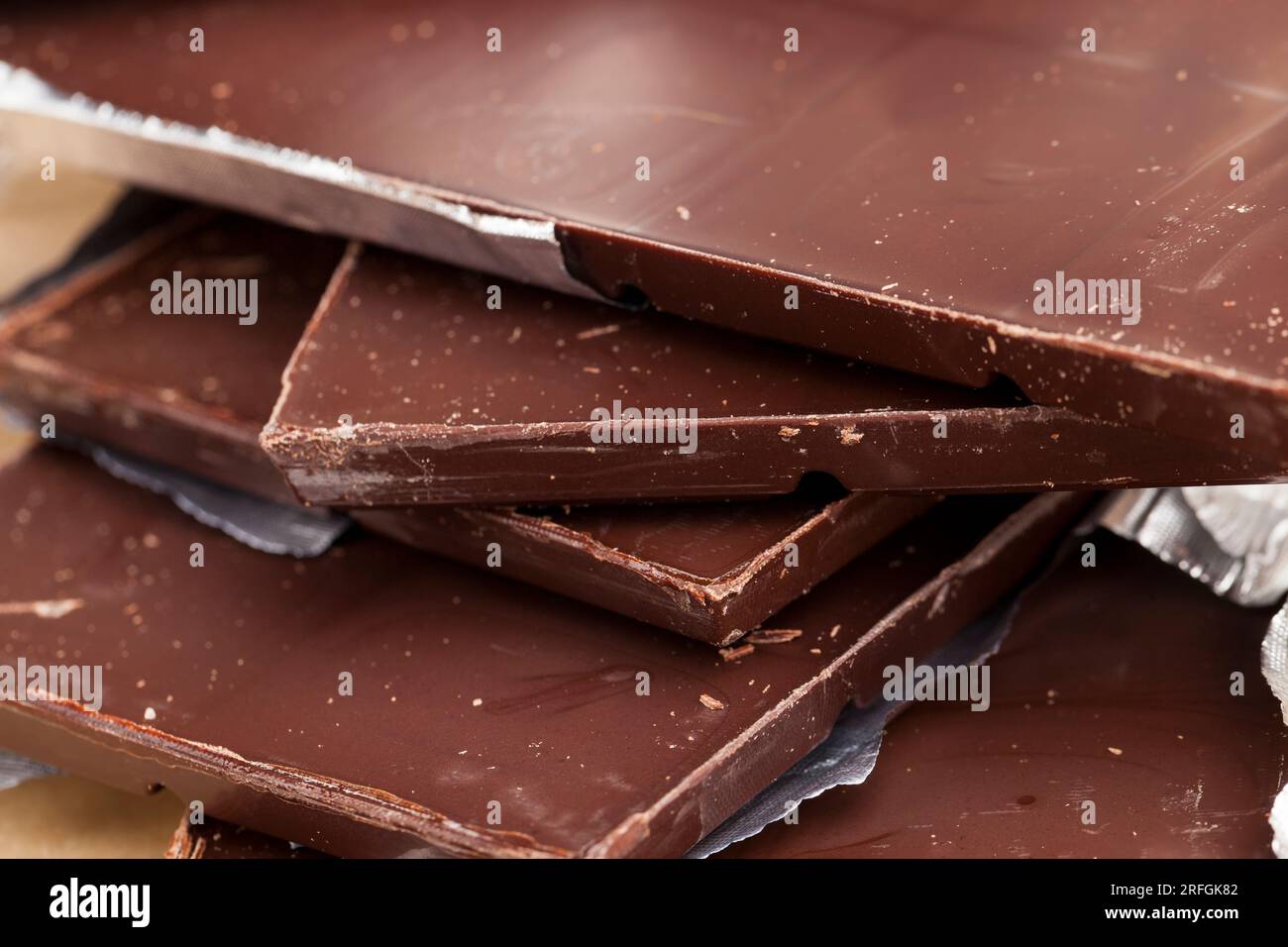 foil packed chocolate bar made of cocoa and sugar, foil packed ...