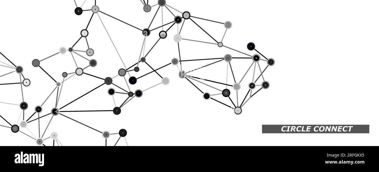 Abstract moleculs connect background. Digital background. Modern ...