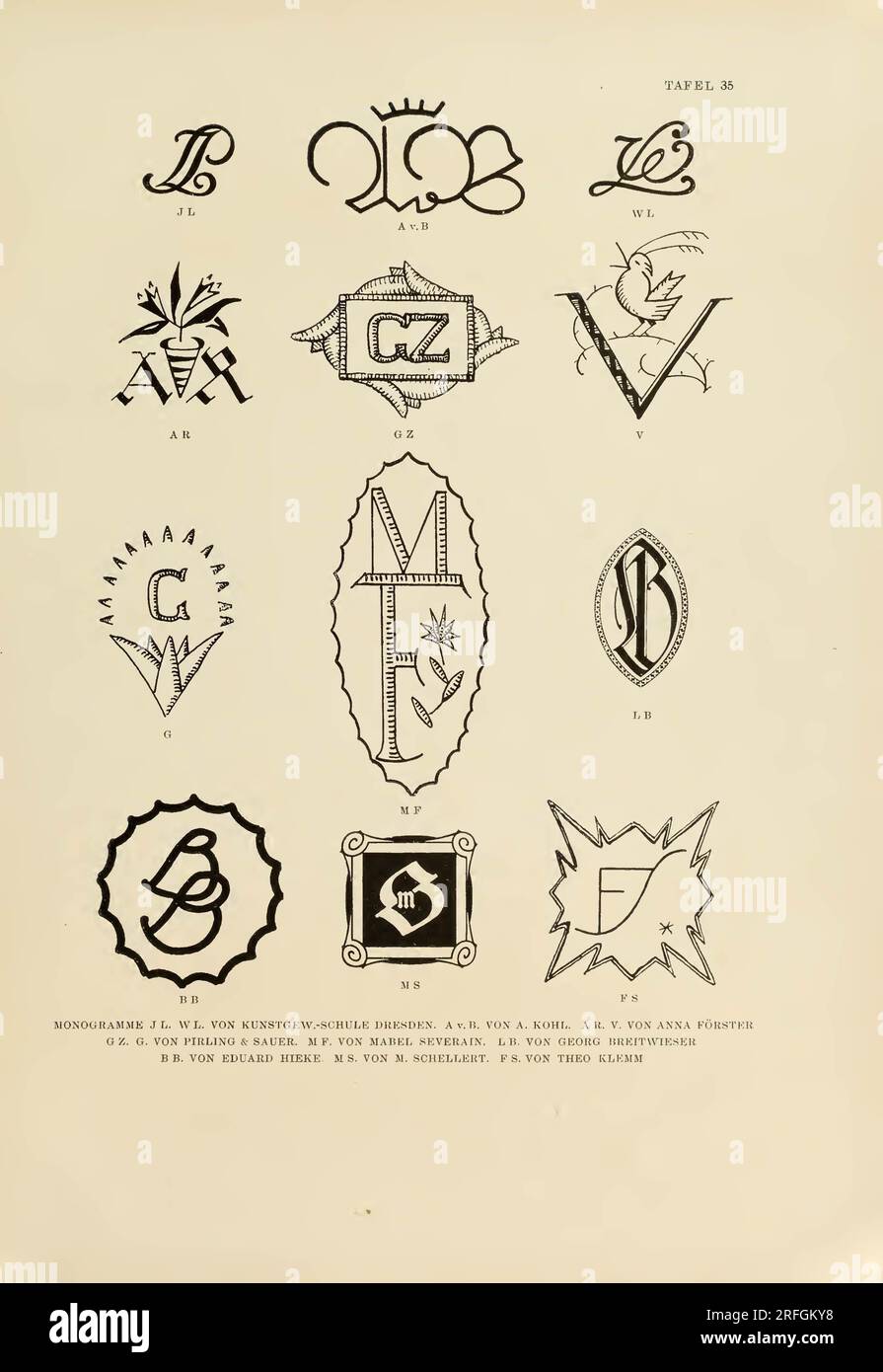 600 monograms and signs: models for artists, artisans and art lovers ...