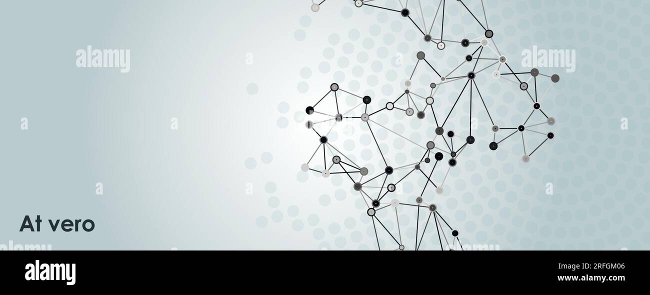 Modern illustration with social connect on white background for concept ...