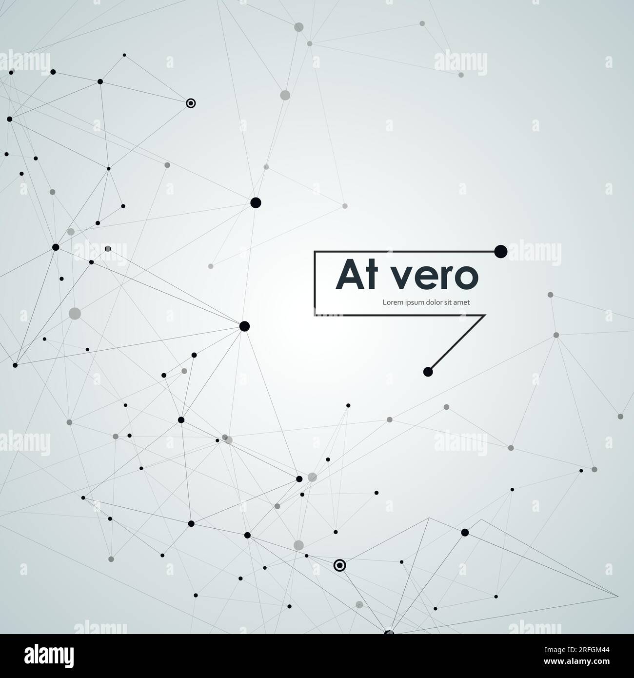 Low poly illustration. Abstract science. Vector geometric background ...