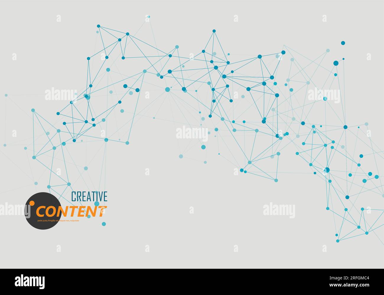 Dots lines blue hi-res stock photography and images - Alamy