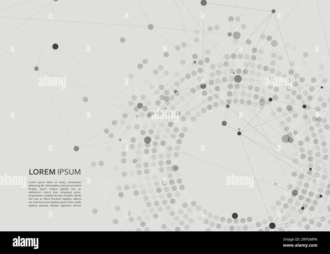 Abstract swirl line and dotted background. Vector illustration for your ...