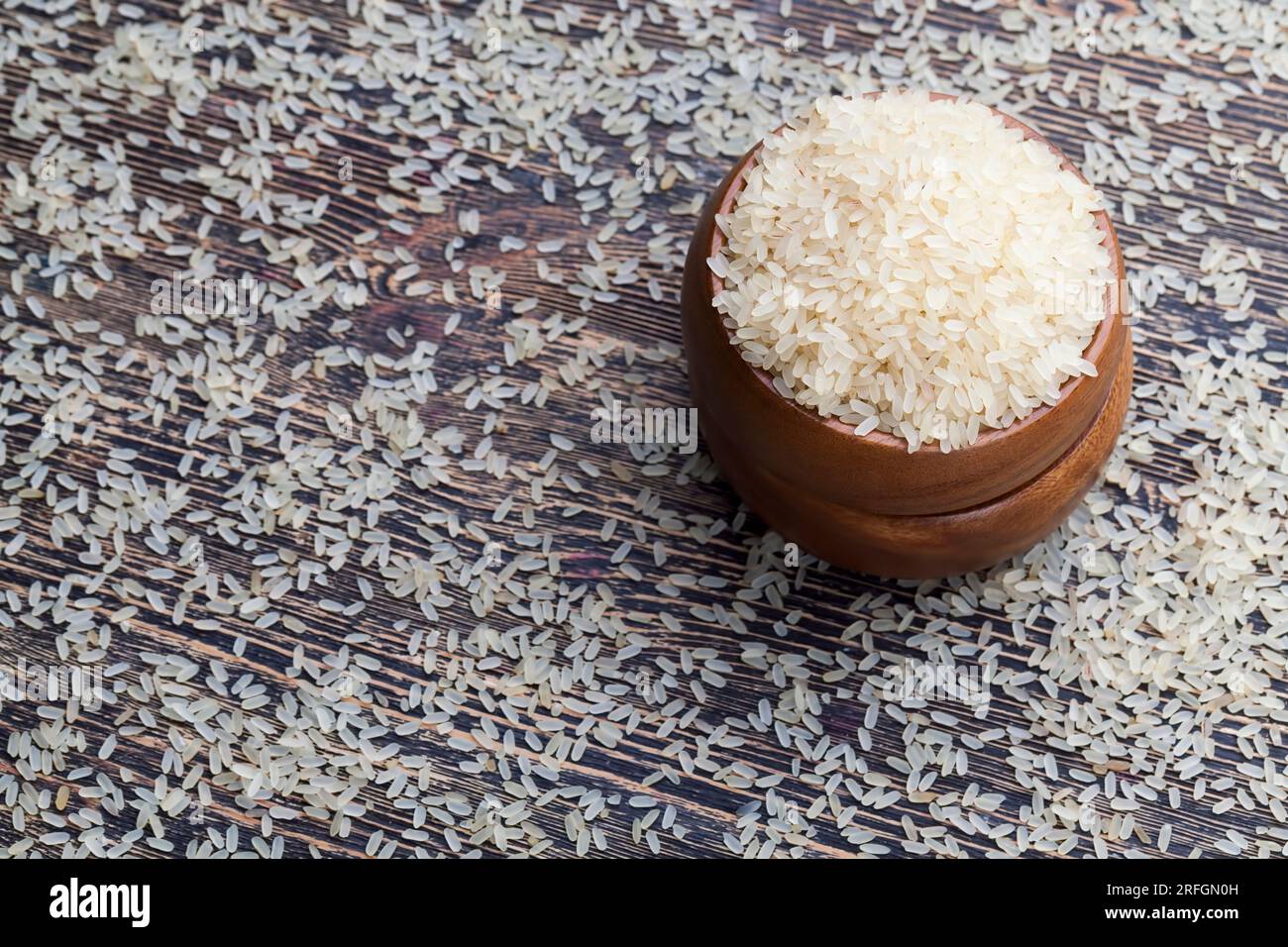 white ripe steamed rice, raw uncooked steamed rice for better taste and ...