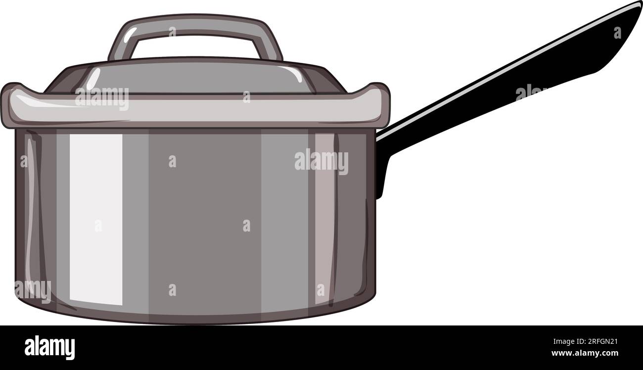 tomato sauce pan cartoon vector illustration Stock Vector Image & Art ...