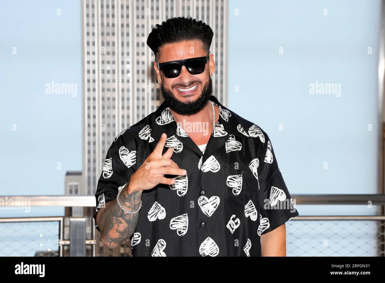 Paul "DJ Pauly D" DelVecchio from the cast of "Jersey Shore Family ...