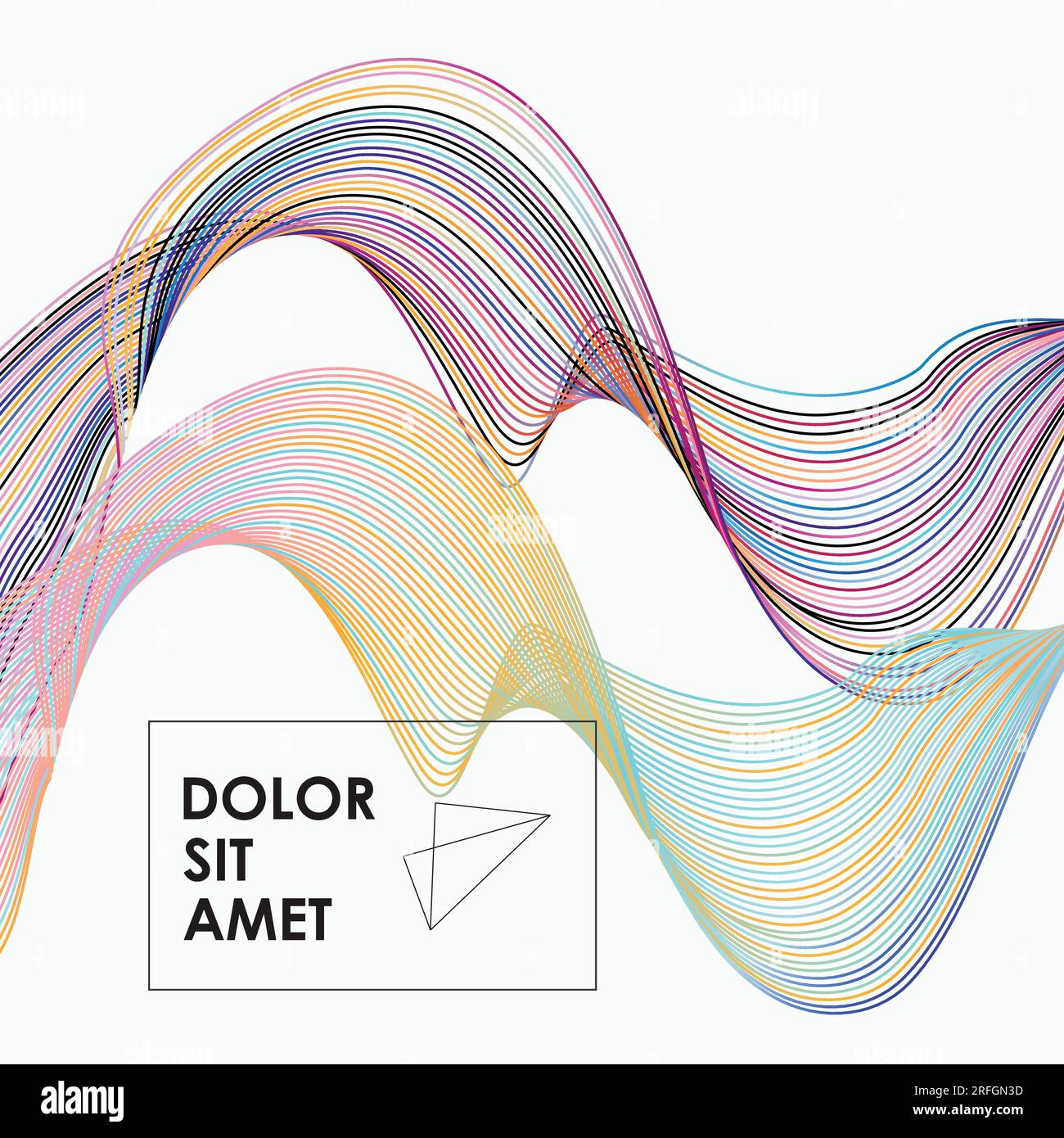 Colorful smooth lines on background. Futuristic wallpaper. Futuristic ...