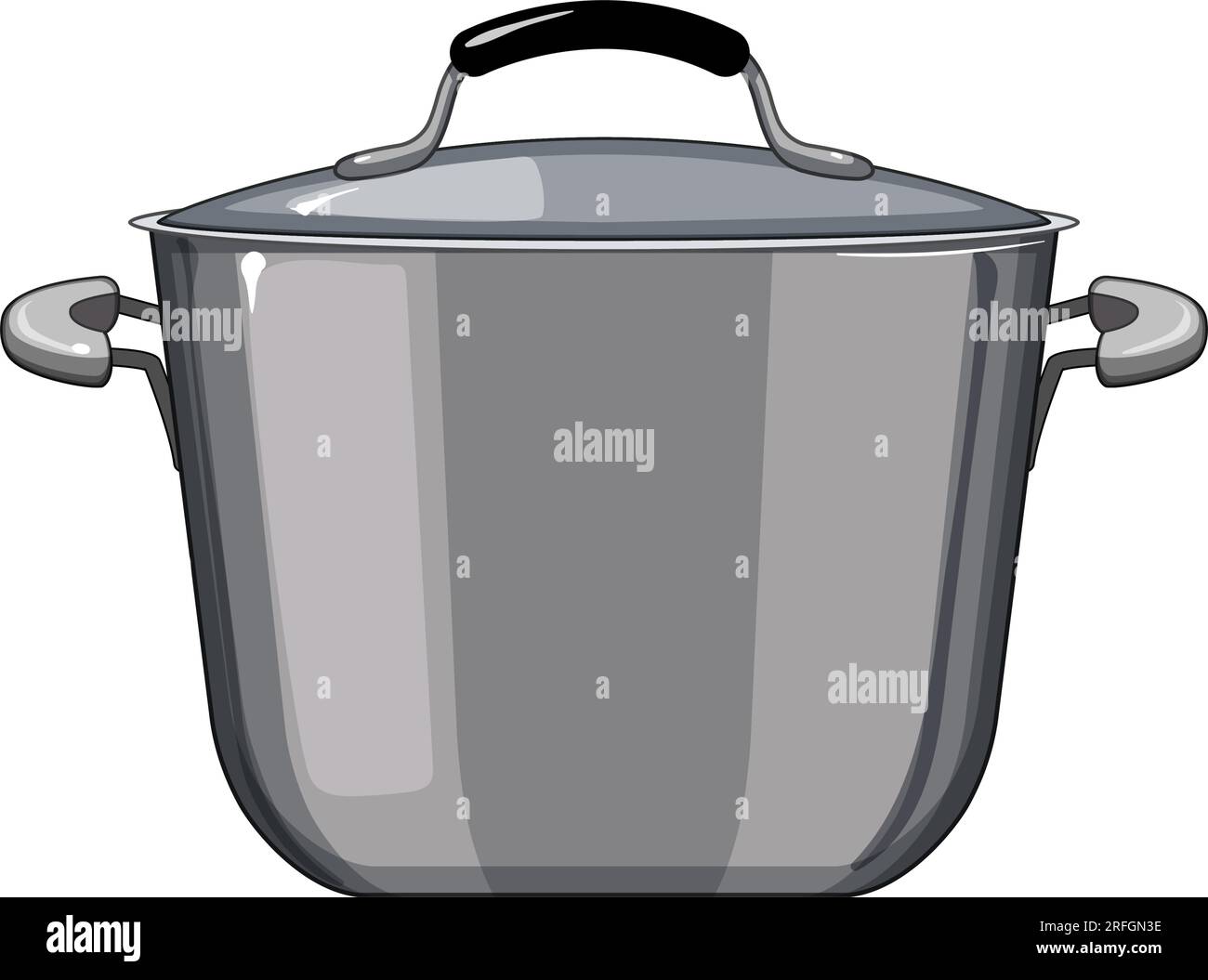 red sauce pan cartoon vector illustration Stock Vector Image & Art - Alamy
