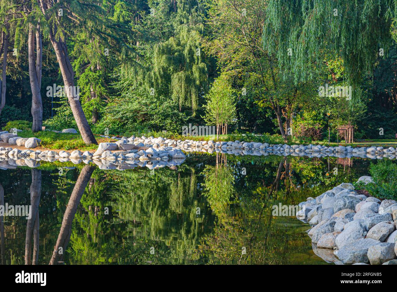 Minoru Lakes inner city park in Richmond British Columbia Canada Stock ...