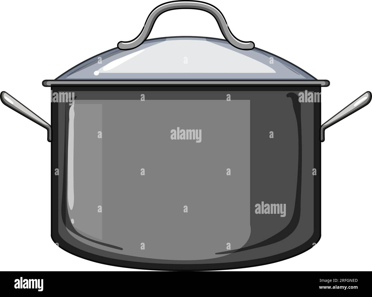 cooking sauce pan cartoon vector illustration Stock Vector Image & Art ...
