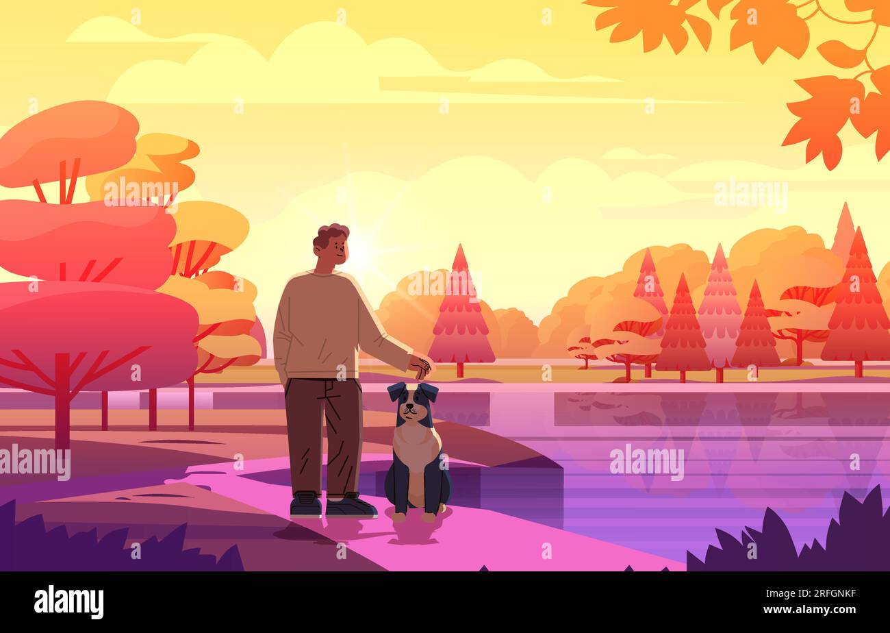 guy relaxing outdoor with cute dog best friends domestic animal select ...