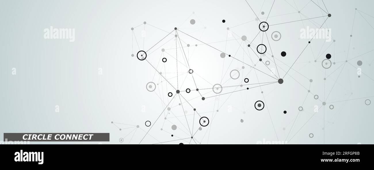 Abstract digital connection for concept design. World communication ...