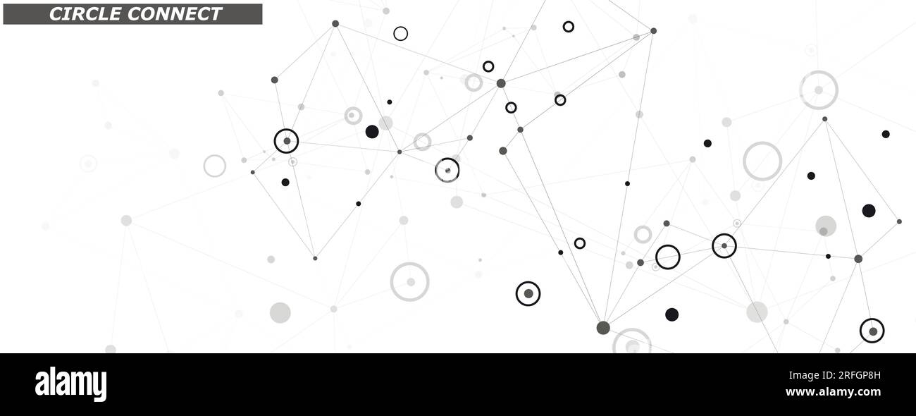 Abstract digital connection for concept design. World communication ...