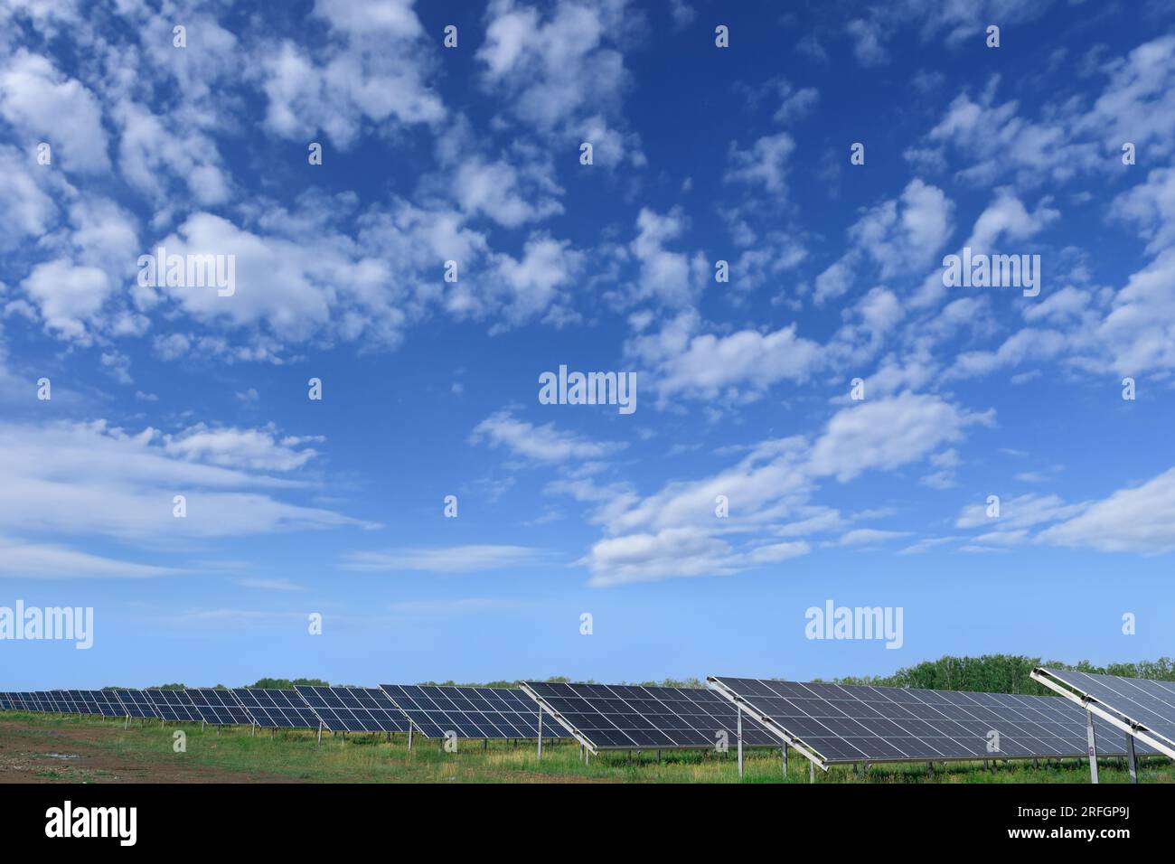 Solar panel, photovoltaic, alternative electricity source - concept of ...